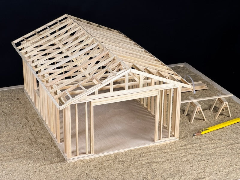 1:16 Shed (Framing Kit) – Studs & Co.